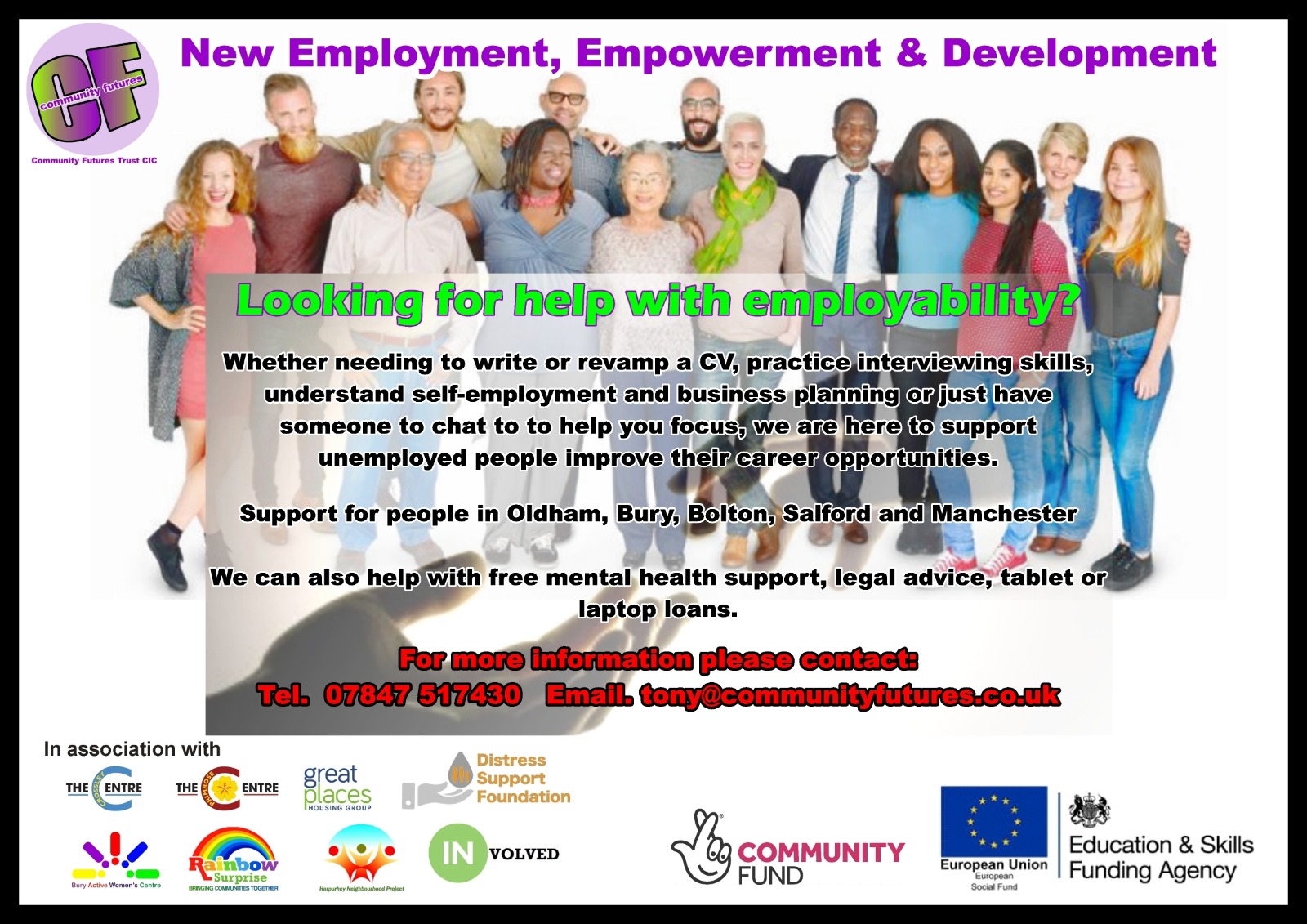 Free Employment Advice and Support! – Primrose Community